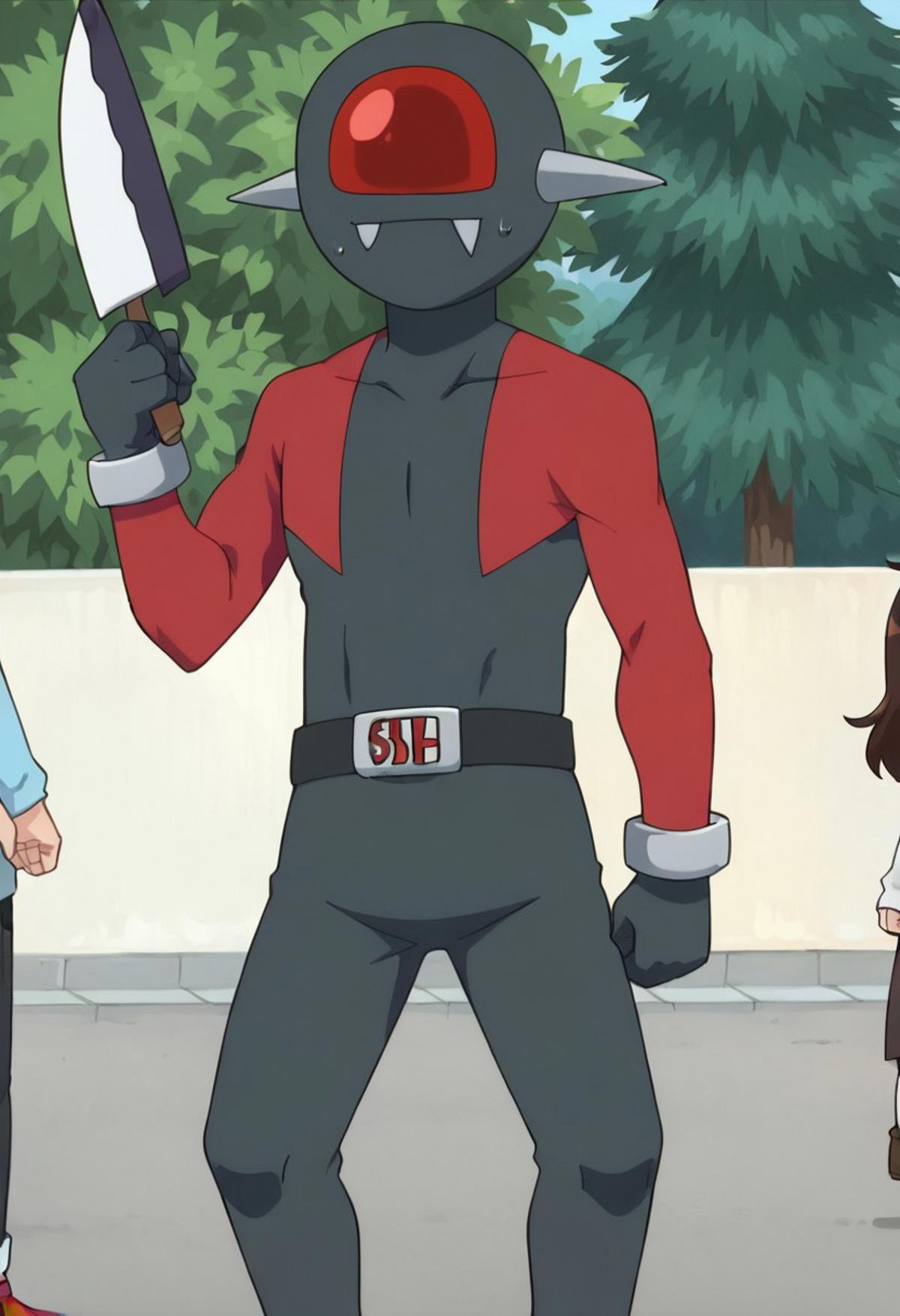 Gachi Rangers(Mitsudomoe)-Mob-PDXL - V1 | Stable Diffusion LoRA | Civitai