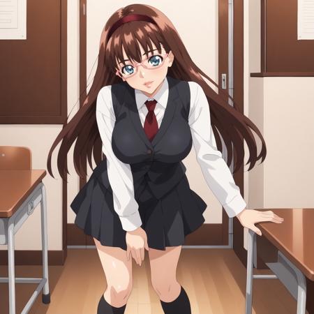 Hitomi Kurumizawa (Megane No Megami) XL pony LORA - v1.0 | Stable Diffusion LoRA | Civitai