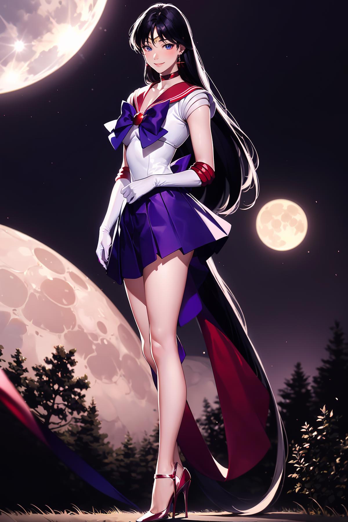 Sailor Moon——Sailor Mars - v1.0 | Stable Diffusion LoRA | Civitai