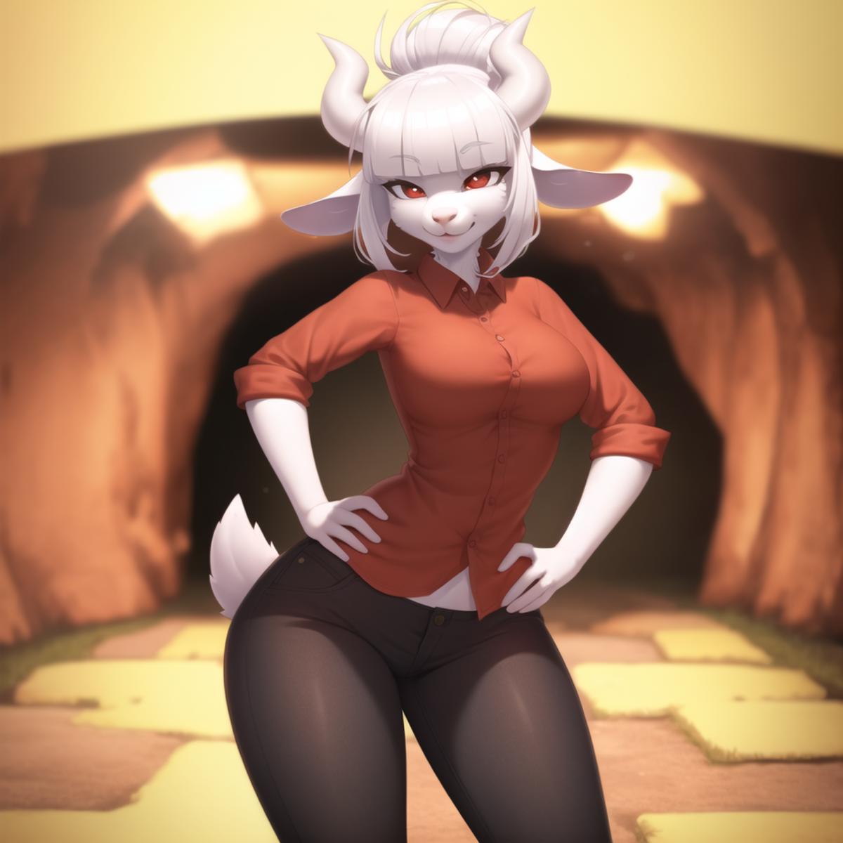 Goat Lucifer (Helltaker) - v1-locon | Stable Diffusion LoRA | Civitai