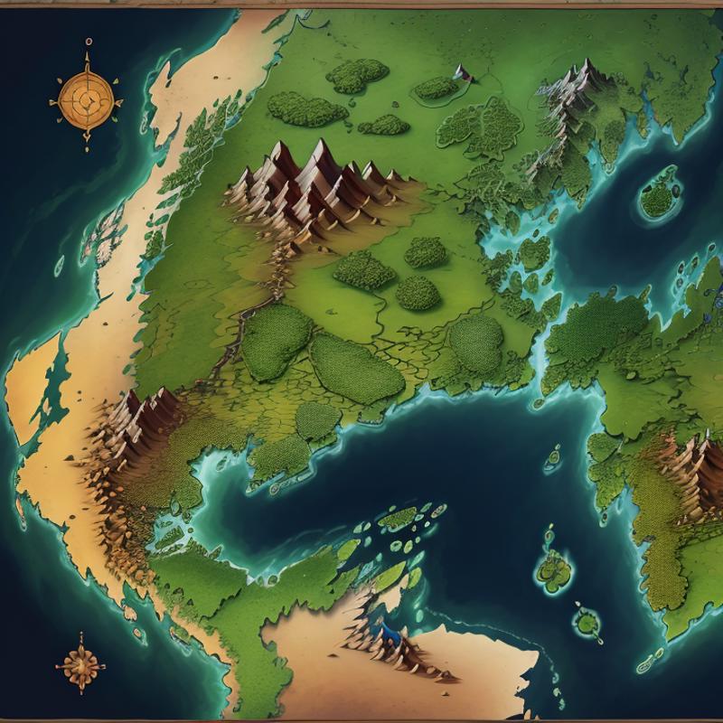 Table Rpg / D&D Maps - #10 - World map - v1.0 Showcase | Civitai