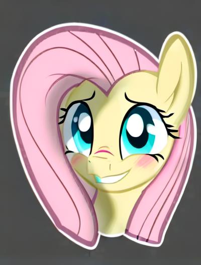Fluttershy Face Smile