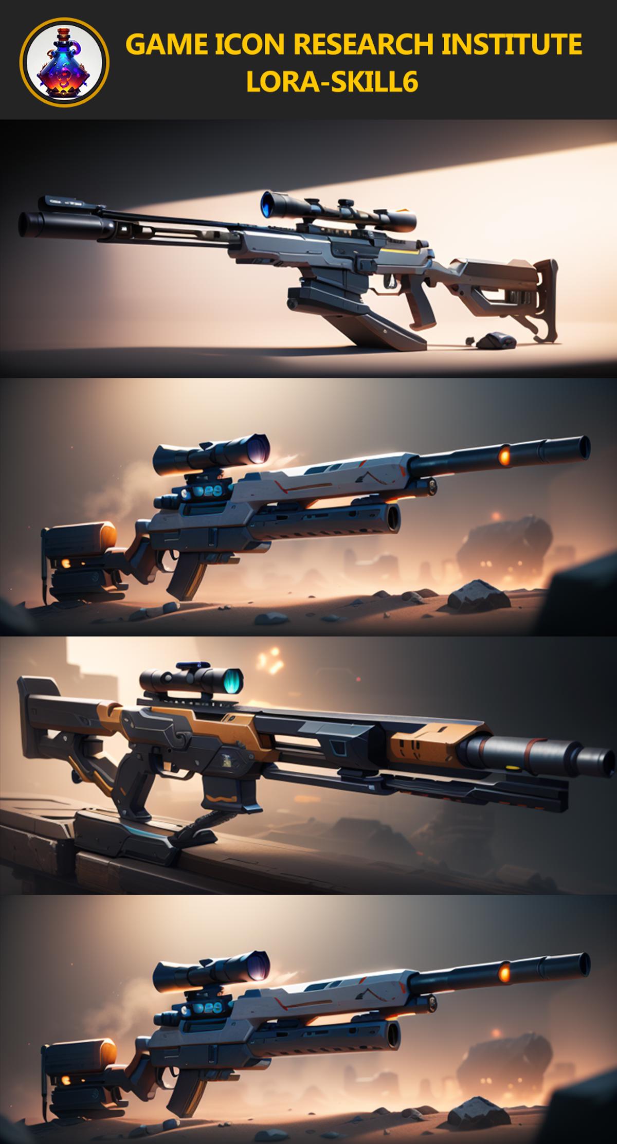 GameIconResearch_gun_Lora - v1.0 | Stable Diffusion LoRA | Civitai