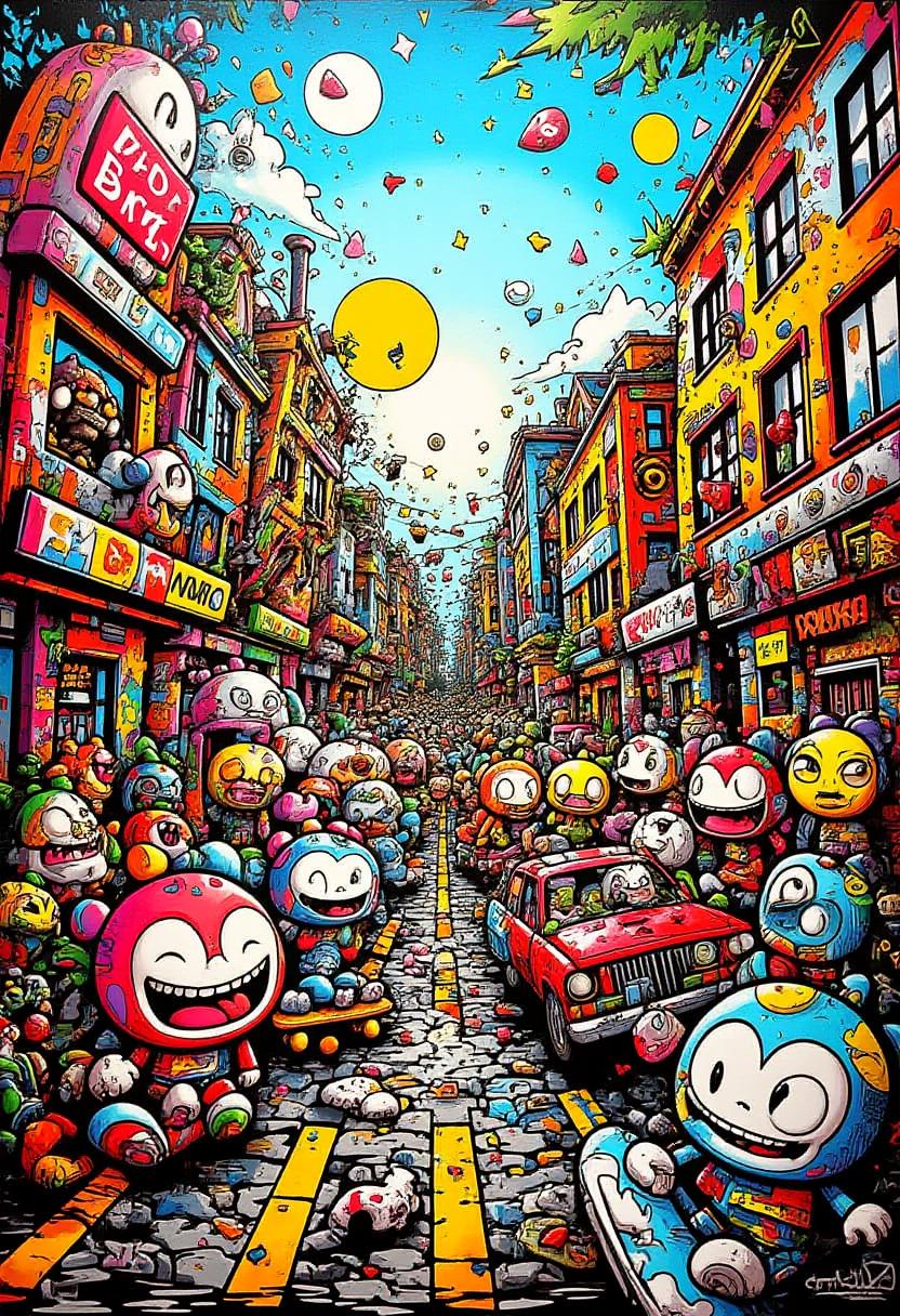 Playing with Street Artists | Civitai