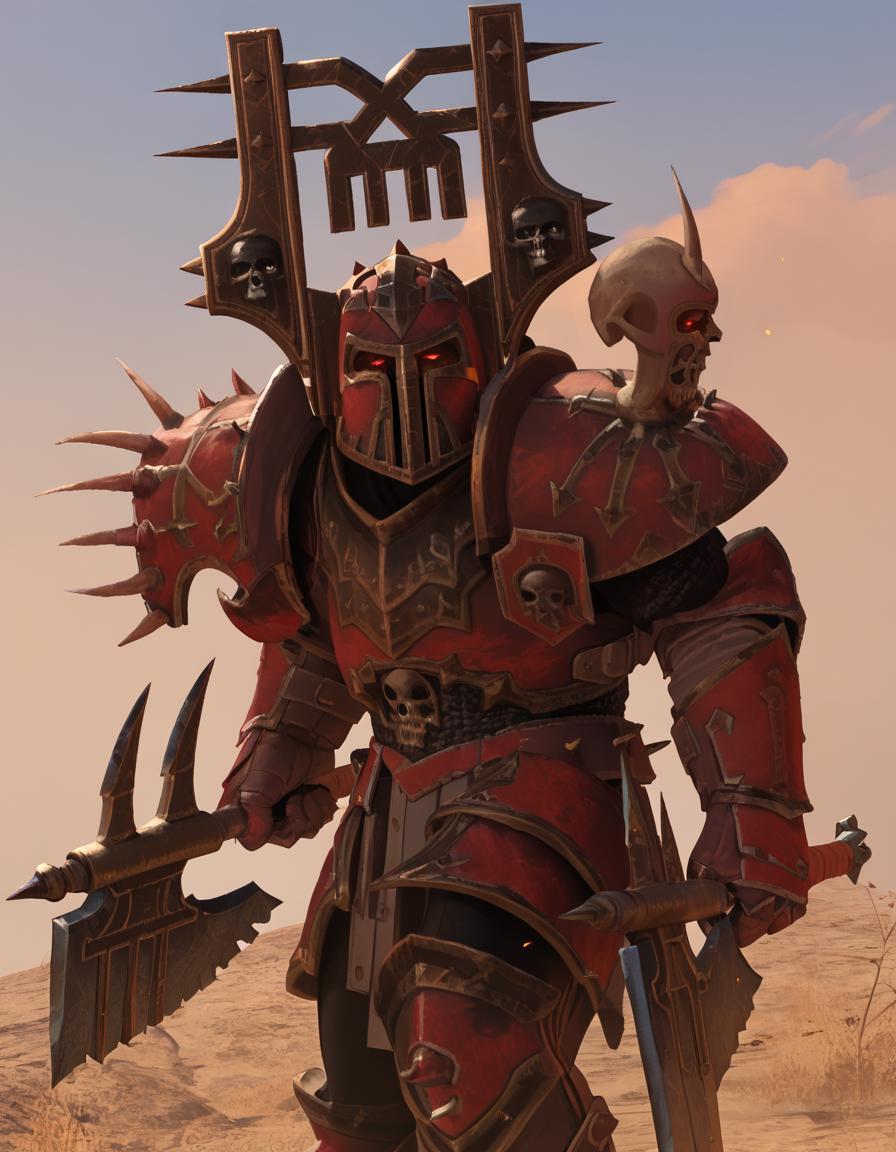 Chosen | Khorne (Total War Warhammer) - v1 | Stable Diffusion LoRA | Civitai