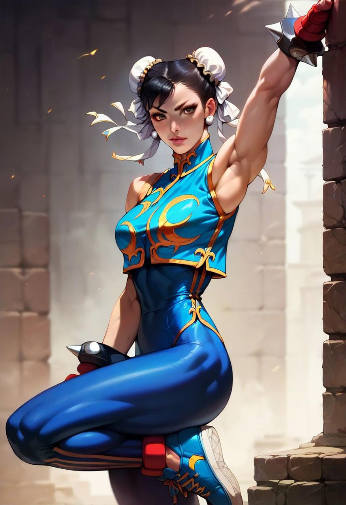 chun-li (street fighter) - pony - chun-li (street fighter) - pony | Stable Diffusion LoRA | Civitai