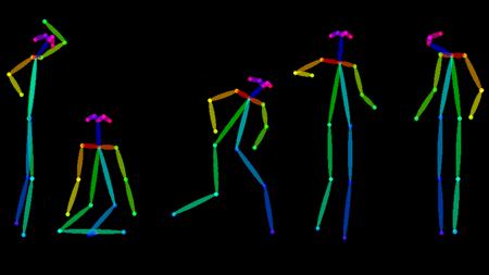 Row of40 people POSE , multi view，40个人的动作PNG图，多视图 - V1.2 | Stable ...