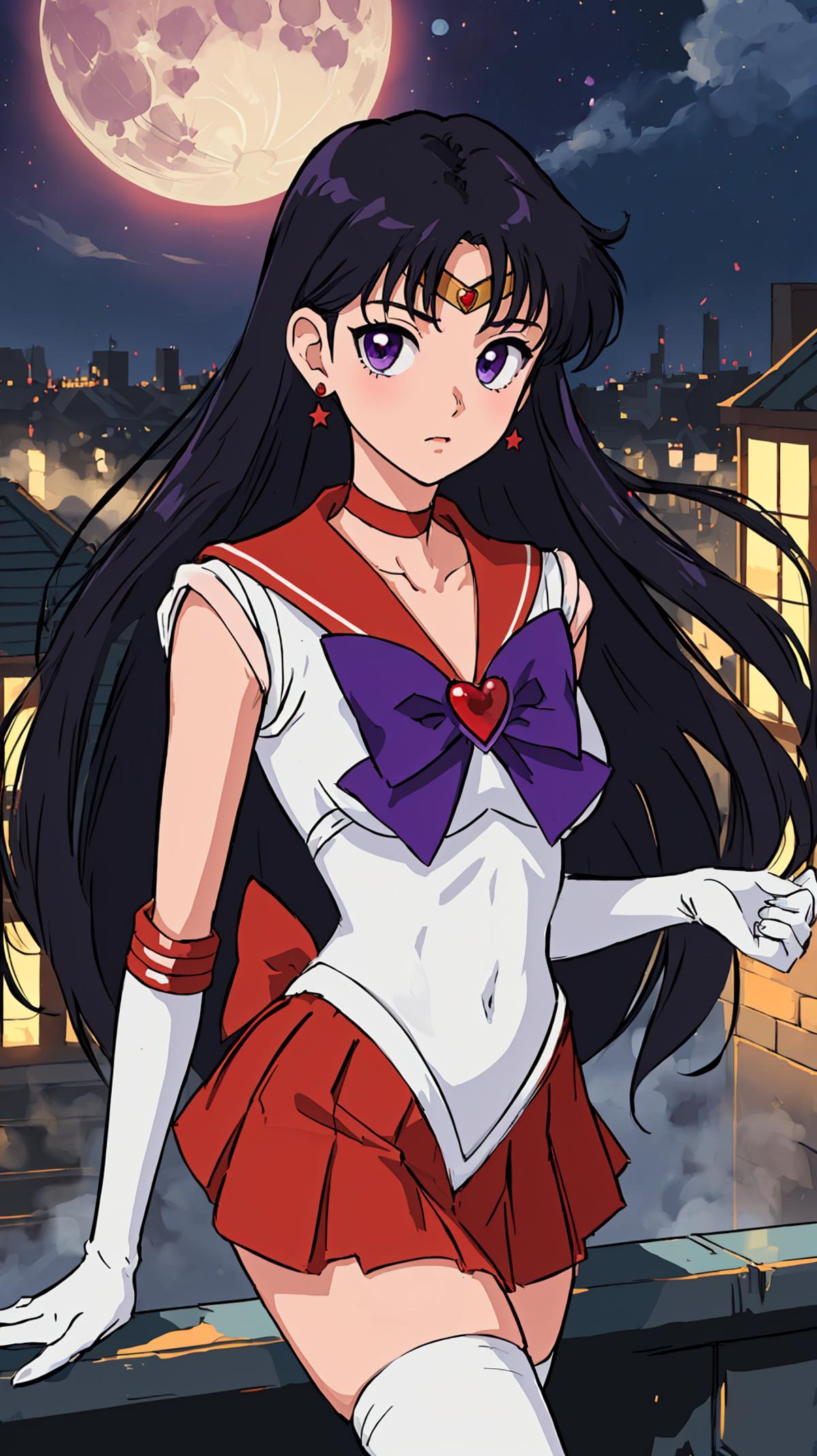 Sailor Mars / Rei Hino (Sailor Moon) - Lora - v1.0 | Stable Diffusion LoRA | Civitai