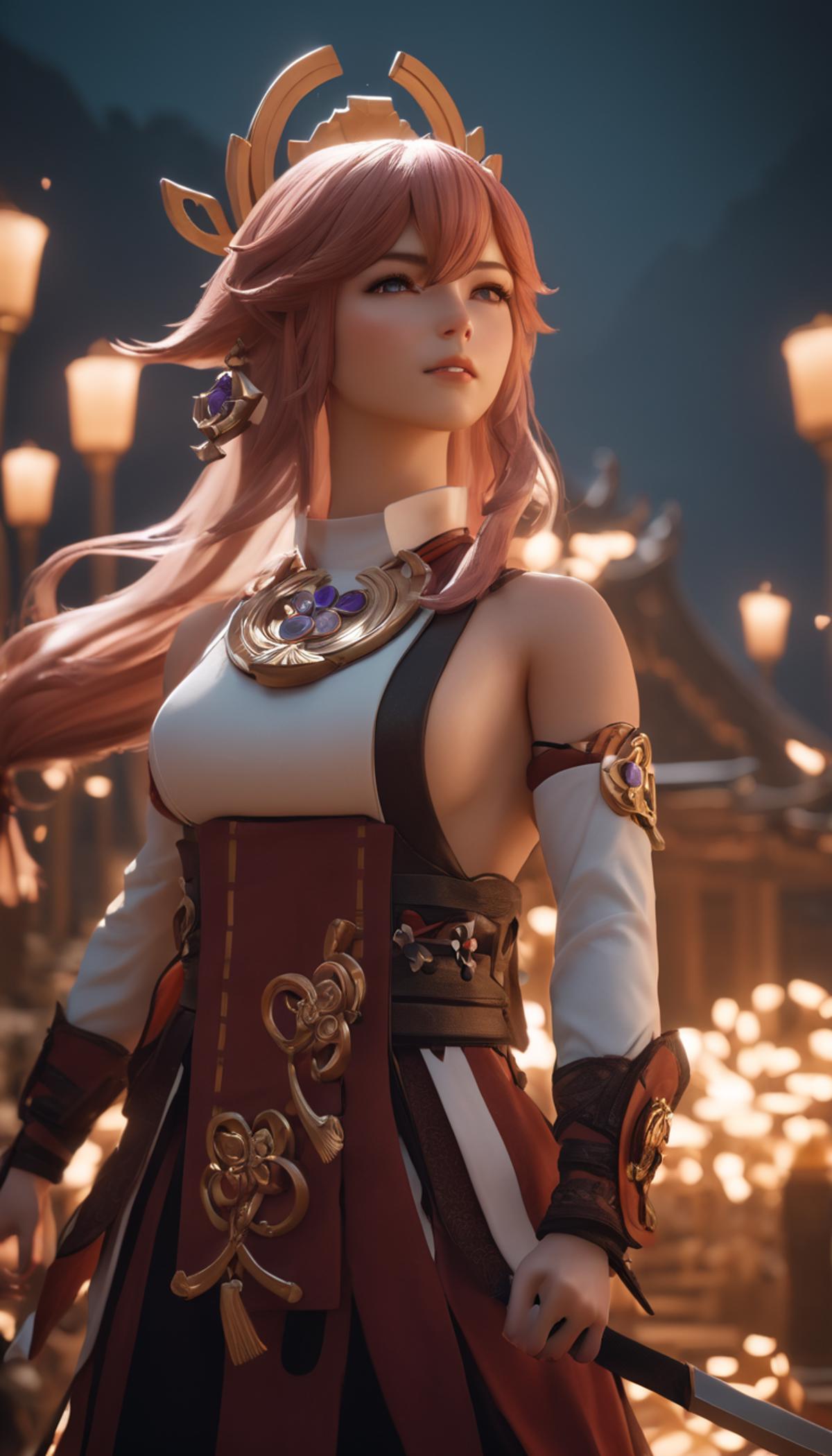 Yae Miko [Genshin Impact] LoRA XL - v1 | Stable Diffusion XL LoRA | Civitai