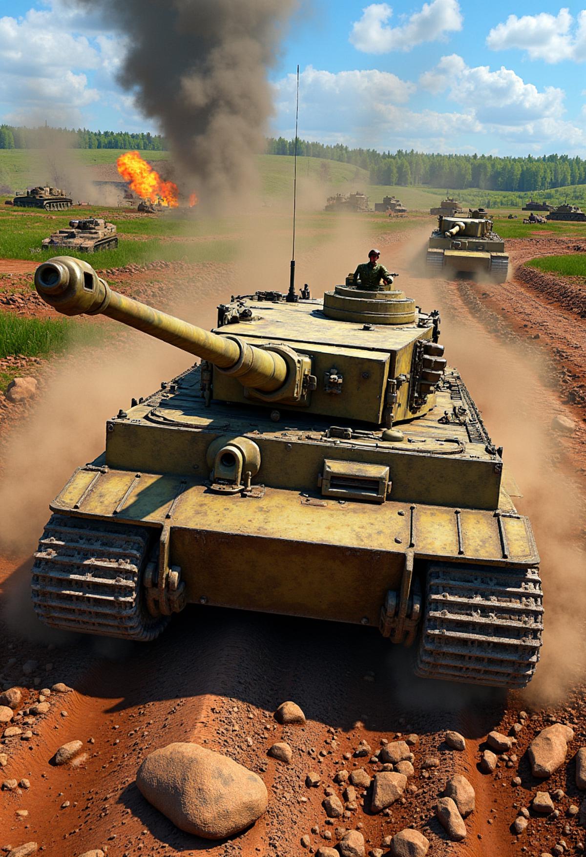 Tiger Tank (Flux) - V1 | Flux LoRA | Civitai