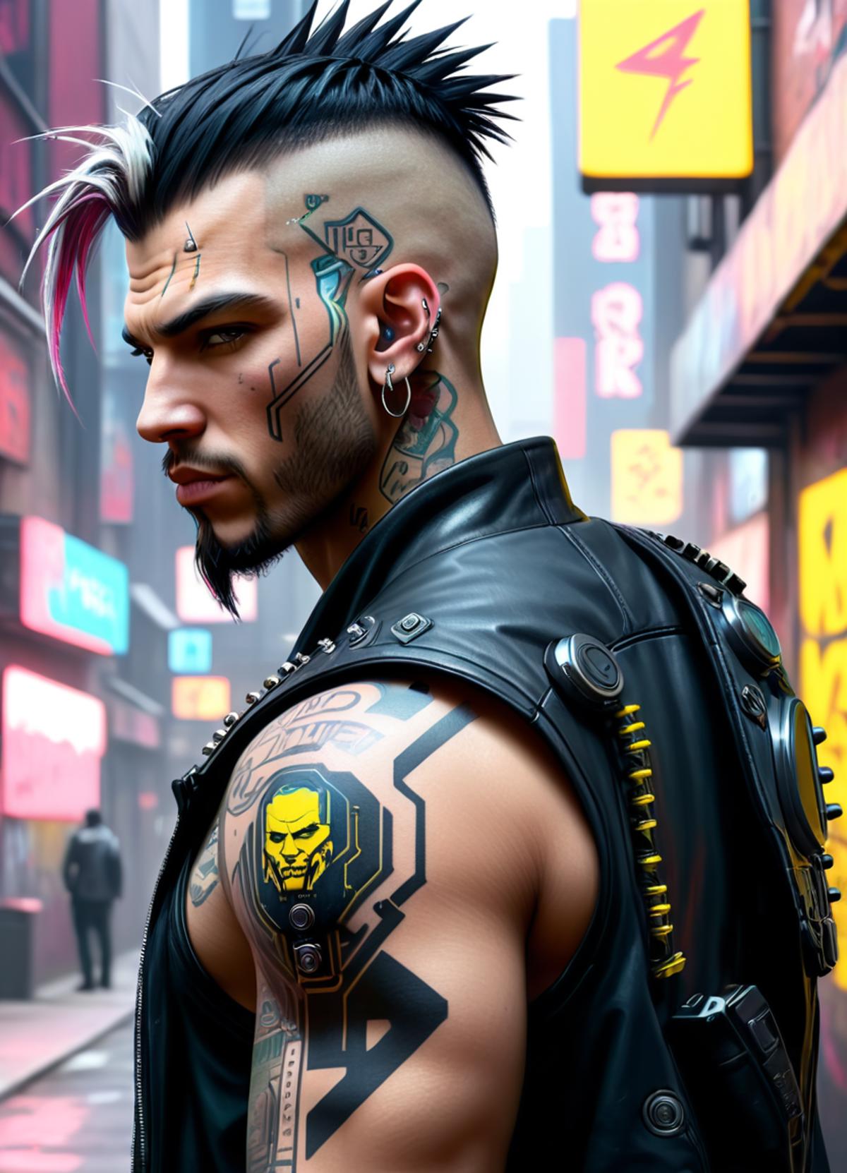 FF Cyberpunk Style Series (+Dataset) - FF ♂ Cyber LyCORIS | Stable ...