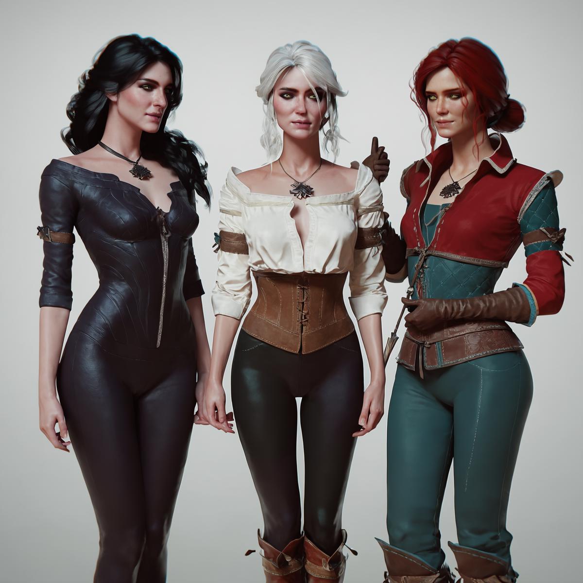 Witcher 3 Ciri, Yennefer, and Triss - Pony v1.0 | Stable Diffusion LoRA | Civitai