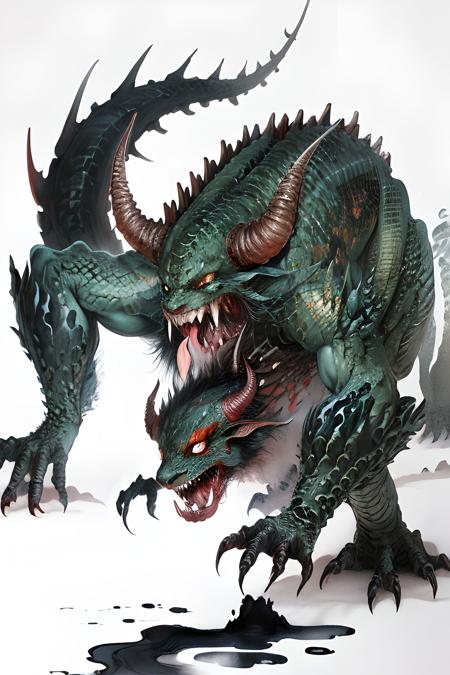 山海异兽（努力更新中）/Chinese Monsters Book - 饕餮/taotiev1.0 | Stable Diffusion ...