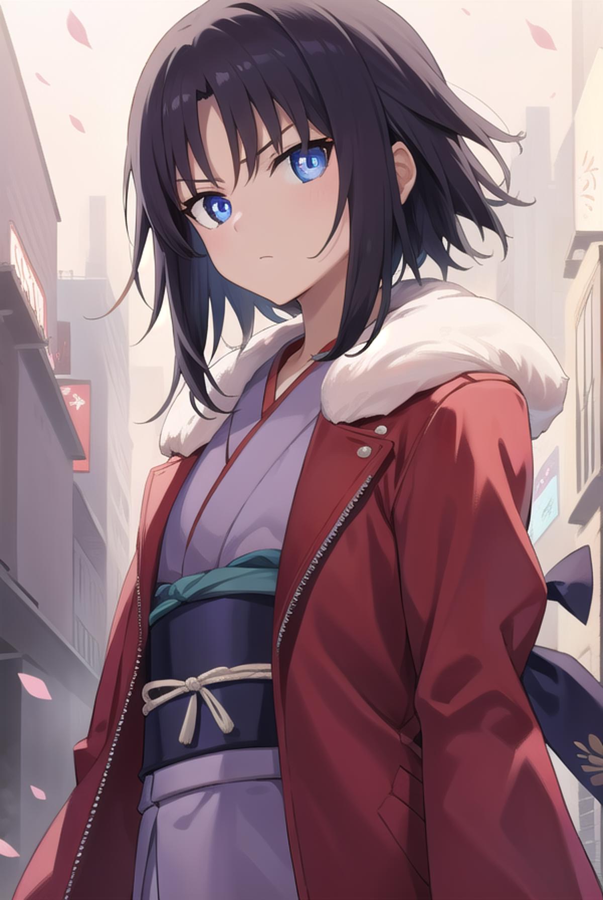 Shiki Ryougi - The Garden of Sinners - v1.0 | Stable Diffusion LoRA ...