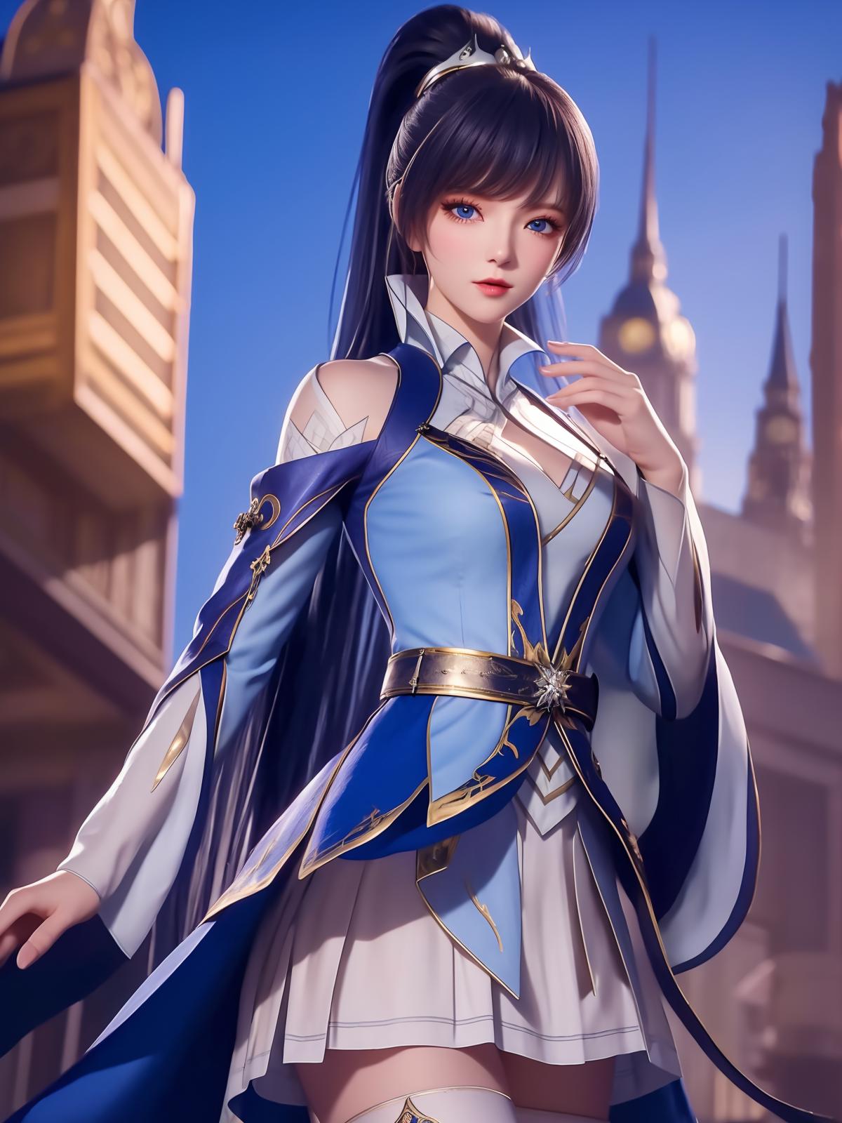 斗罗大陆2_唐雅（常服）_Soul Land 2_Tang Ya（Everyday clothes） - v1.0 | Stable Diffusion LoRA | Civitai