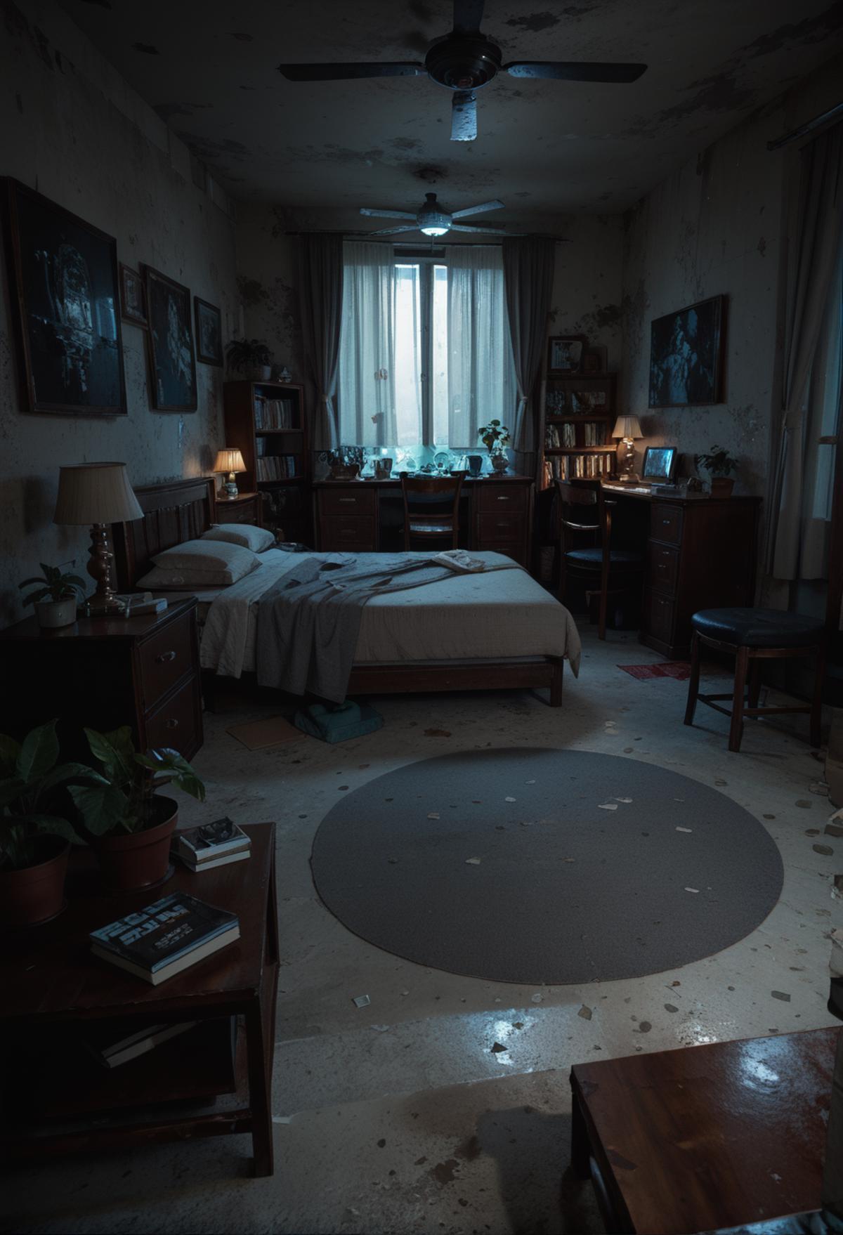 0708 scary bedroom - v1.0 | Stable Diffusion LoRA | Civitai