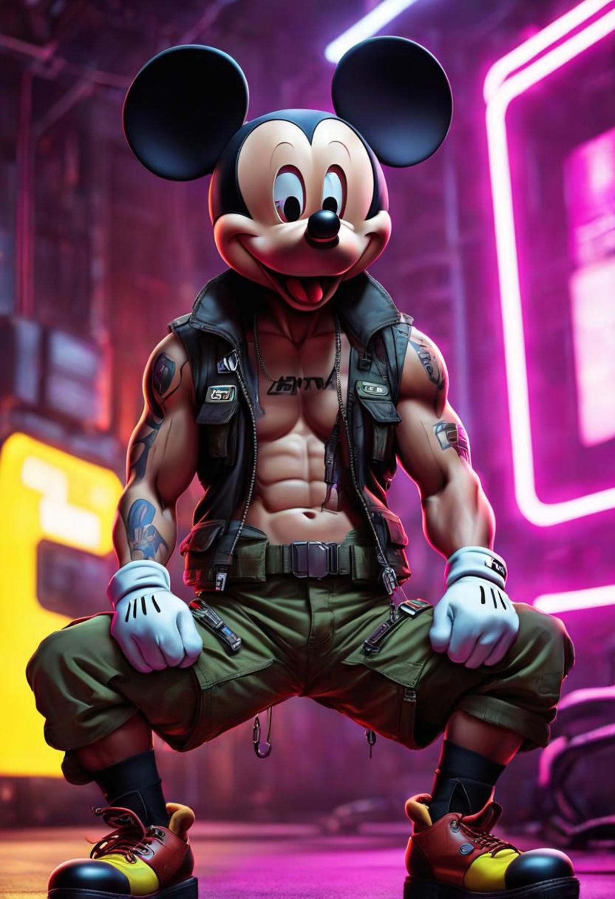 Minnie & mickey mouse, in combat | Civitai