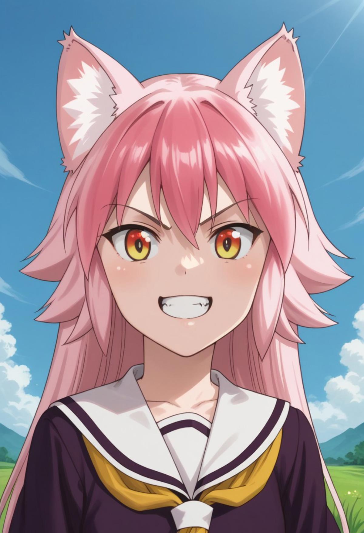 Ranka Ookami - Murenase! Seton Gakuen (Commission) - V1 | Stable ...