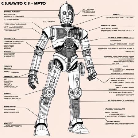 Robot structure diagram Style | SDXL - v1.0 | Stable Diffusion LoRA | Civitai