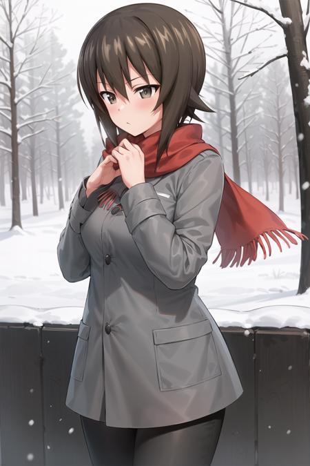 Girls und Panzer Nishizumi Maho - Nishizumi Maho v1 | Stable Diffusion ...