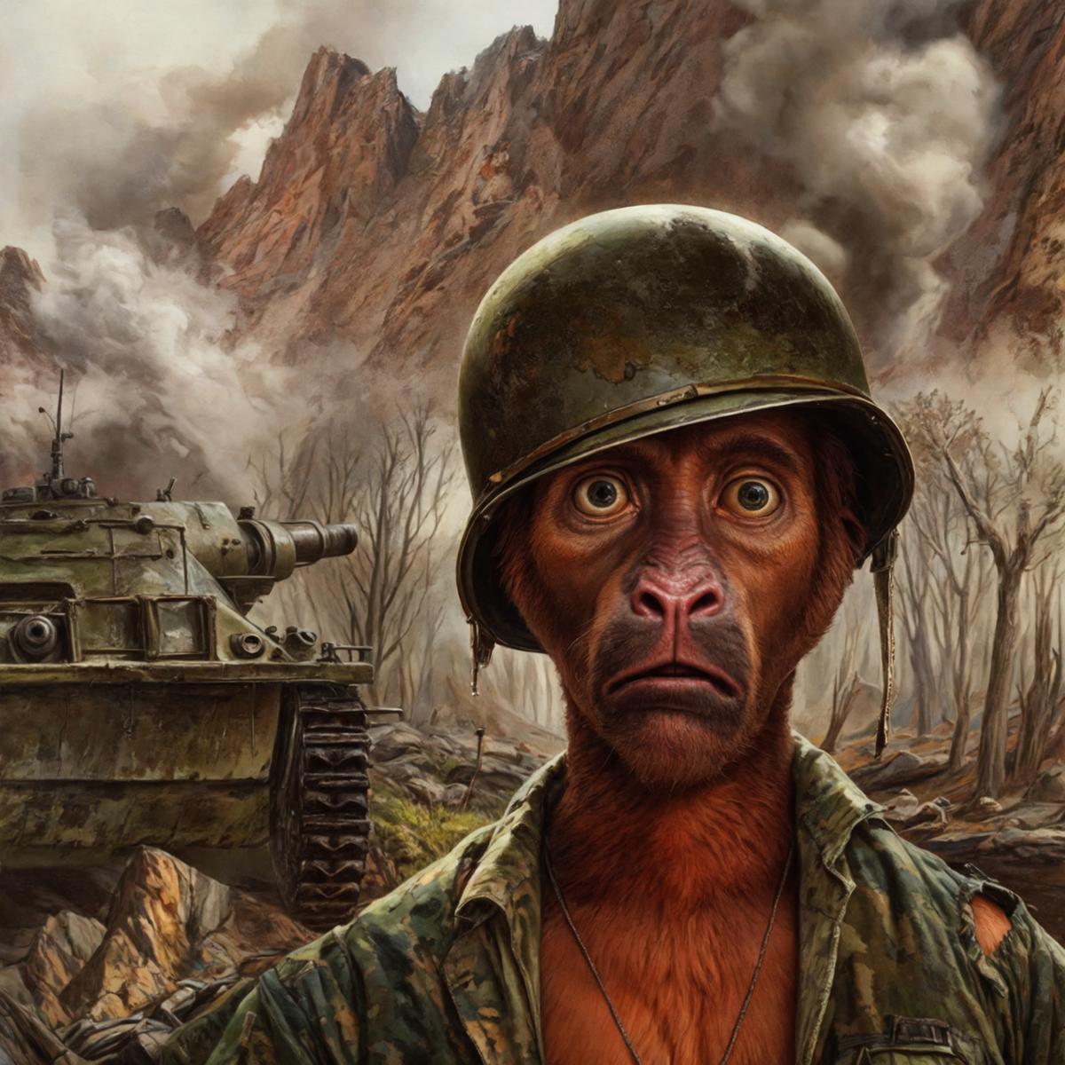 Shell Shocked Monkey Marine | Civitai