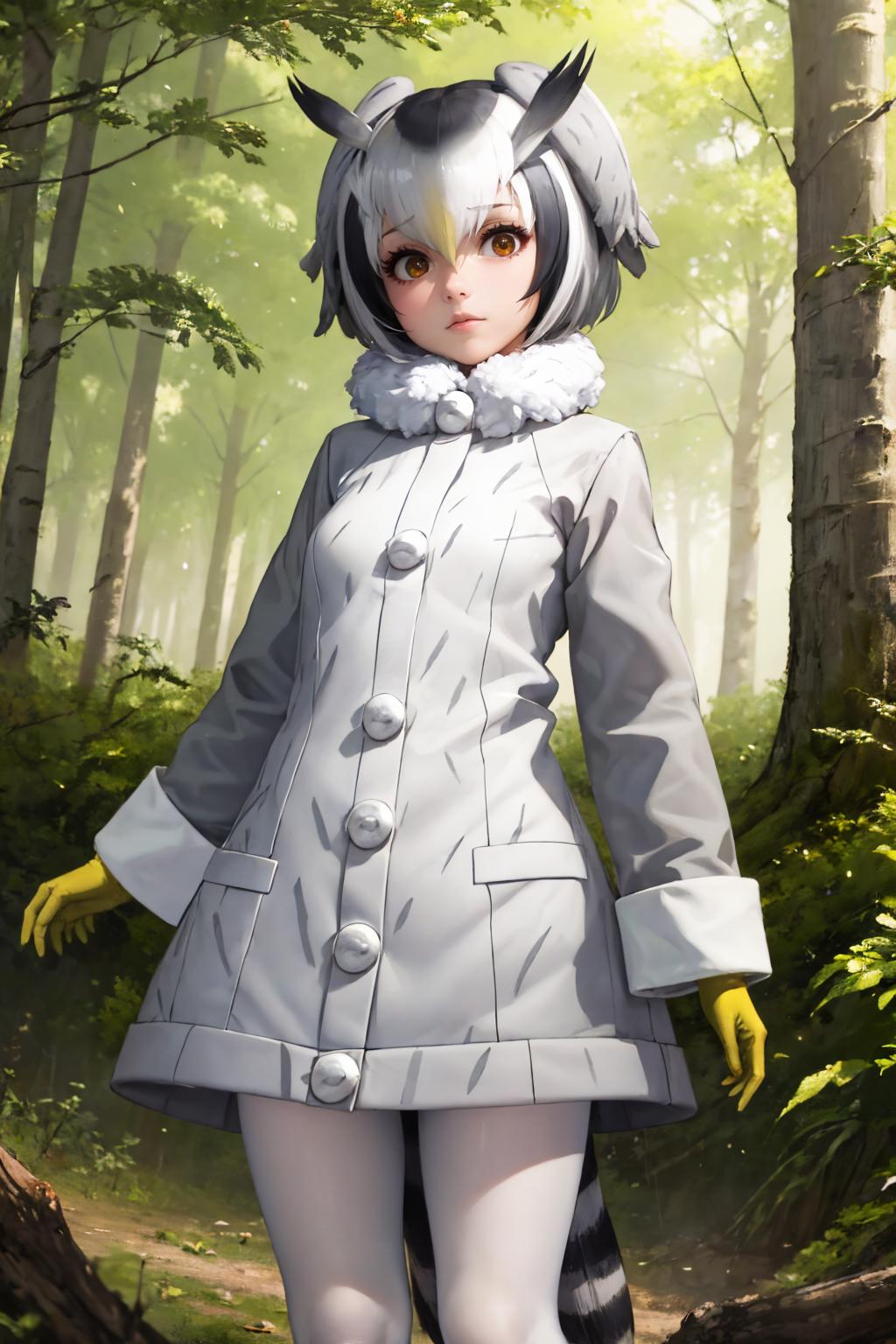 Northern White-Faced Owl / Professor Konoha | Kemono Friends - v1.0 | Stable Diffusion LoRA ...