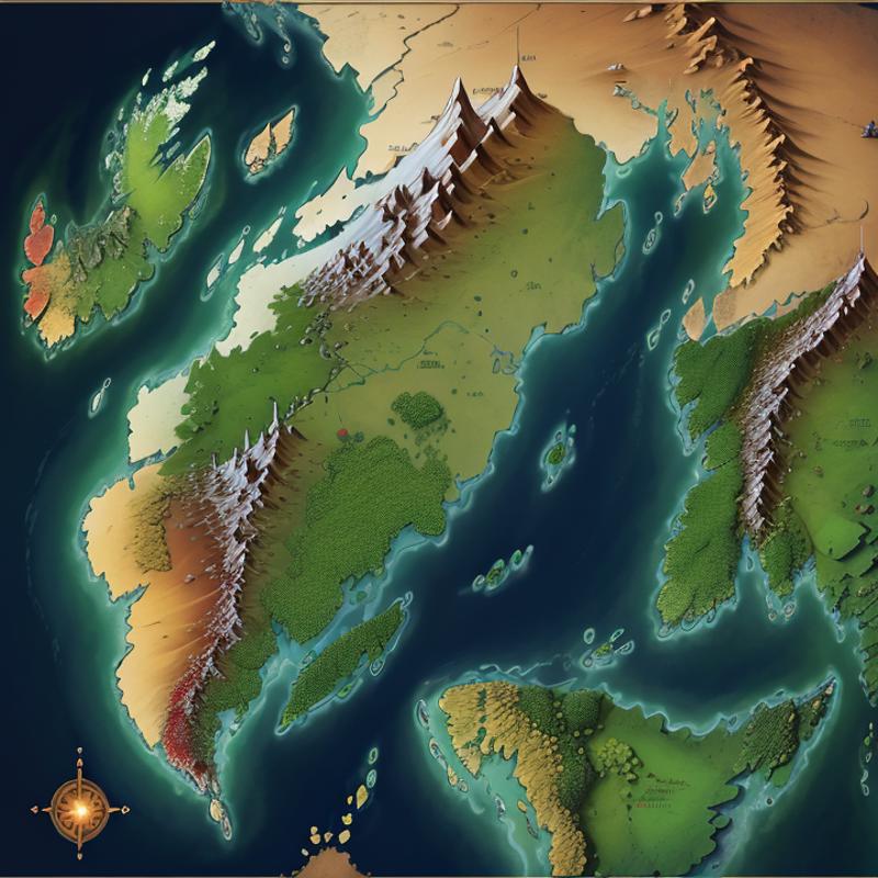 Table Rpg / D&D Maps - #10 - World map - v1.0 Showcase | Civitai