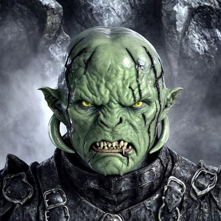 AI Image Creation satanic orc monster, sub surface scatter - AIEasyPic