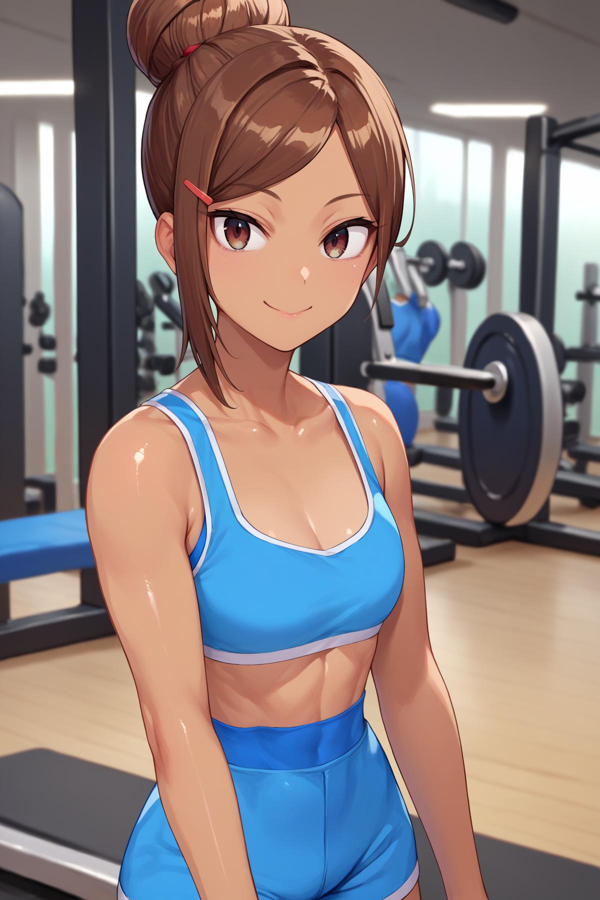 Uehara Ayaka/上原 彩也香 (Dumbbell Nan Kilo Moteru?) SDXL LoRA [Pony Diffusion] - v1 (Pony Diffusion ...