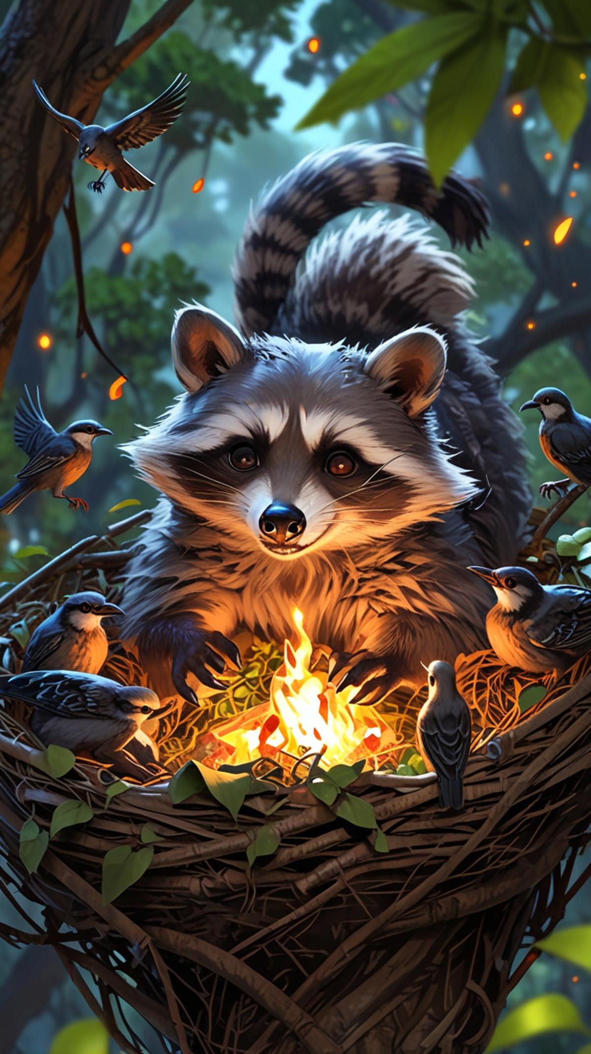 Setting fire | Civitai