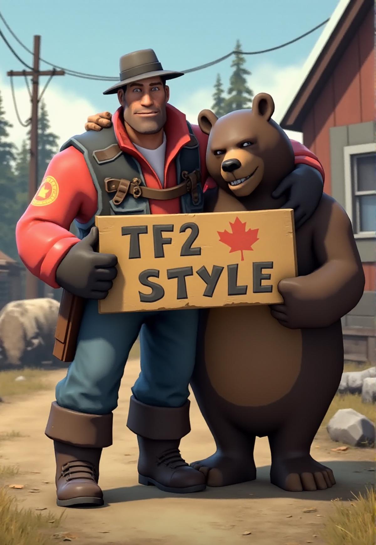 Team Fortress 2 Style [FLUX] - v1 | Flux LoRA | Civitai