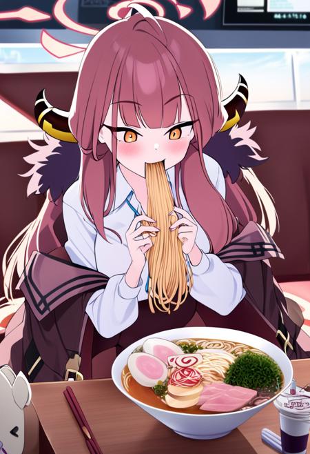 AI drawing anime characters eating ramen - ComfyUI Cloud