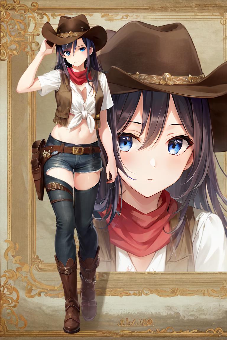 Cowgirl outfit - v0.1a Review | Civitai