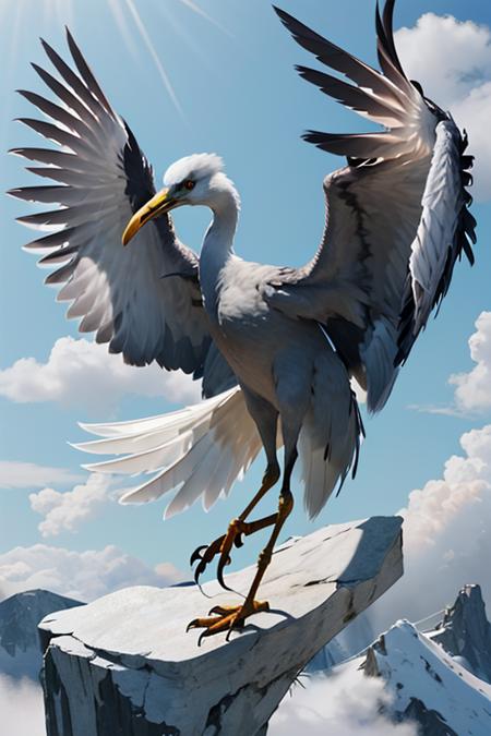 dynamic wings and landing pose | 更动态的翅膀 飞行姿势 人+鸟 - more wings | Stable ...