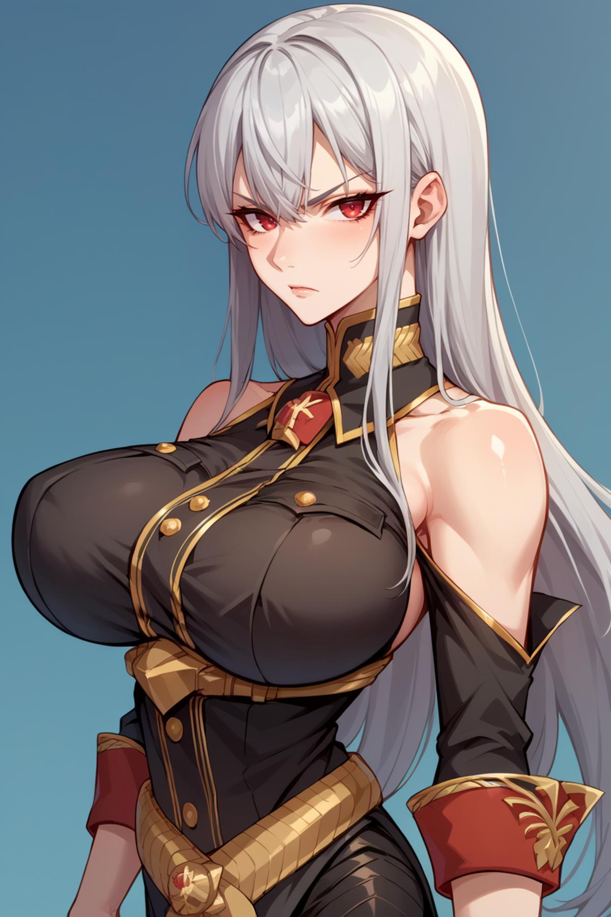 Selvaria Bles/セルベリア・ブレス (Valkyria Chronicles) SDXL LoRA [Pony Diffusion] - v1 (Pony Diffusion XL ...