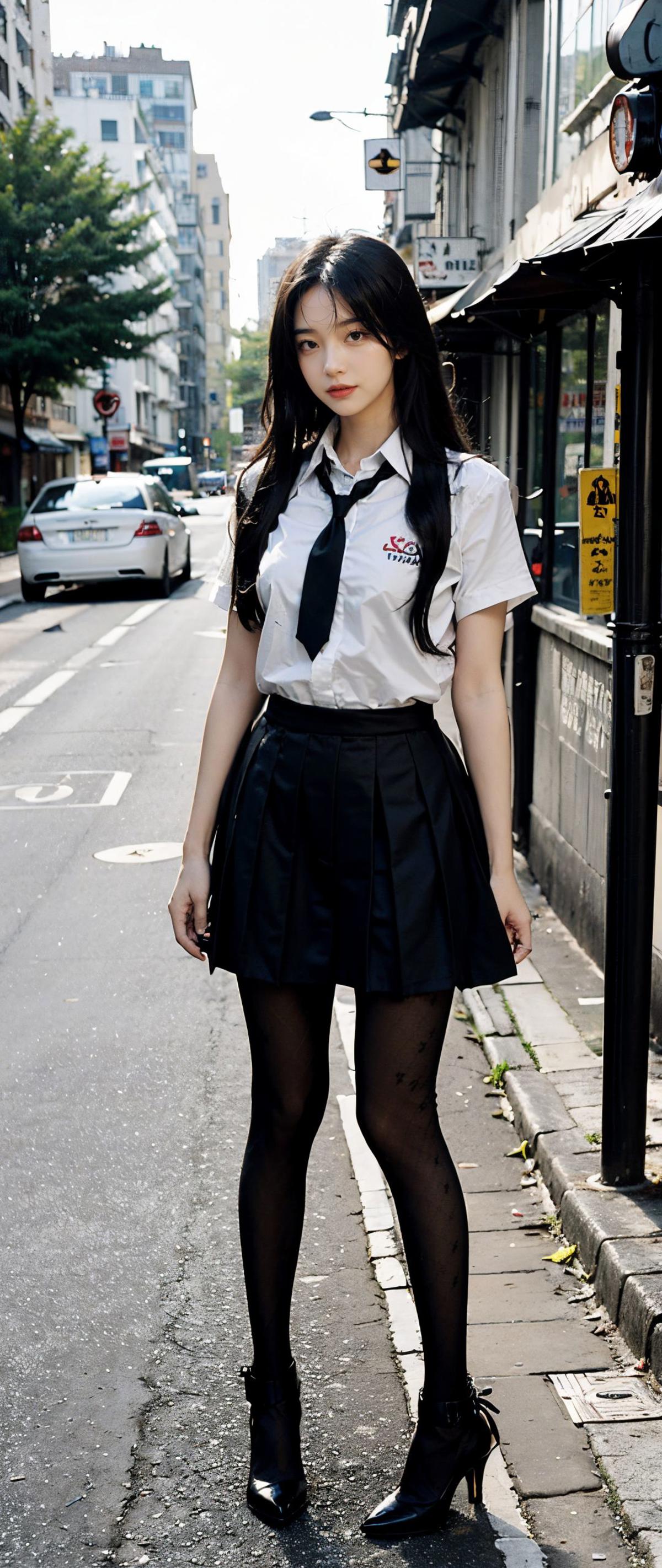 tutu's HiSilk (30D black mesh pantyhose stockings)/图图的嗨丝（30D黑色网格纹连裤袜丝袜） - v1.0 | Stable ...