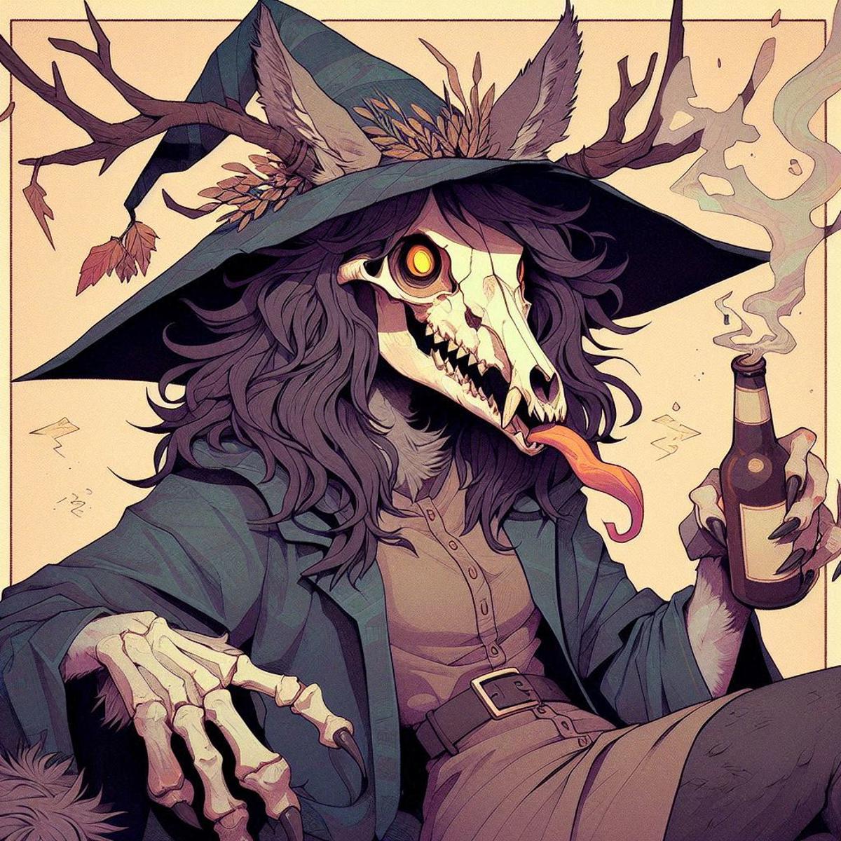Furry Witch Wendigo PFP | Civitai