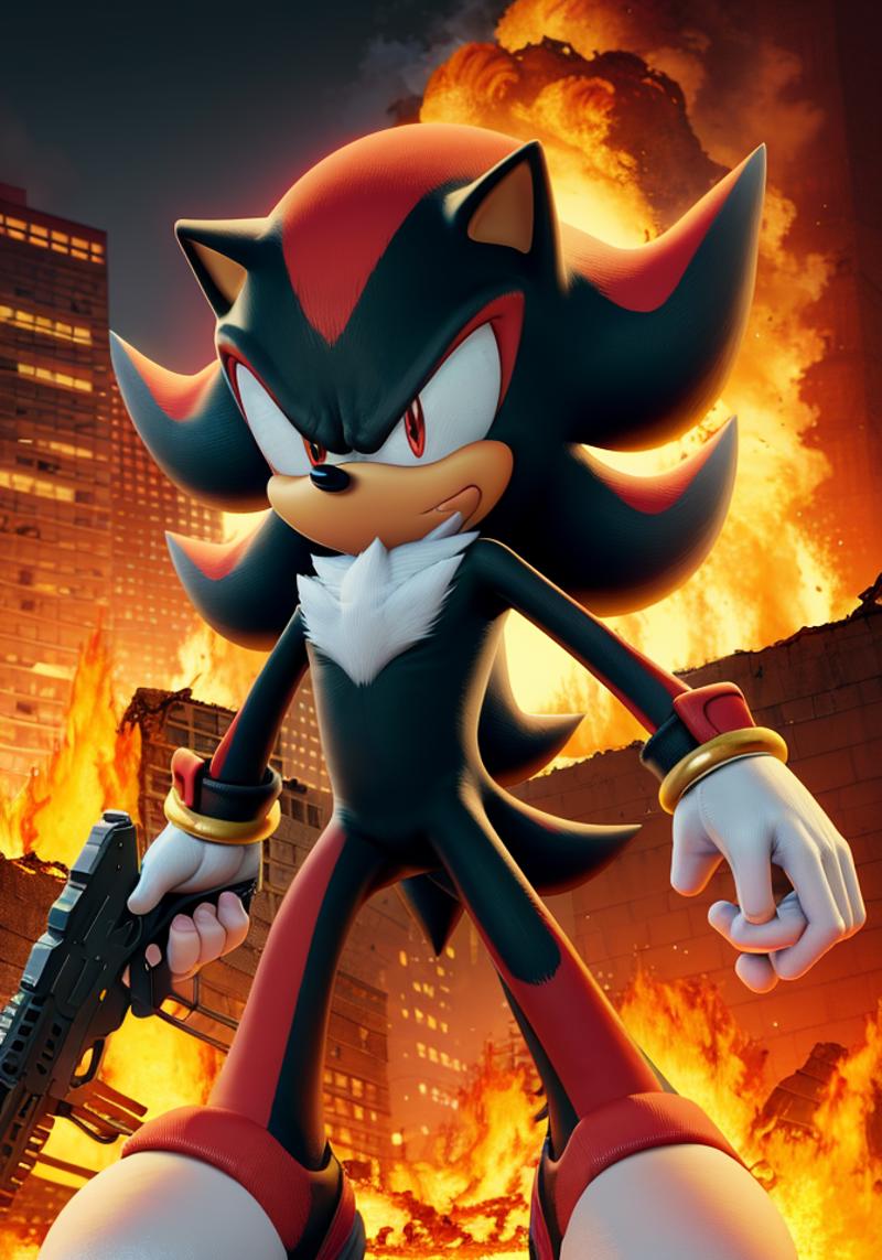 Shadow The Hedgehog Angry