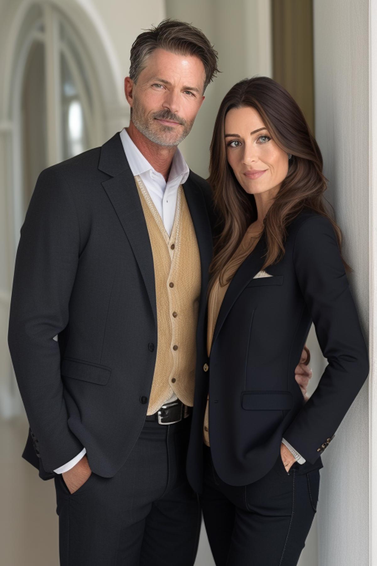 A style of two person group photo - tangbohu 69 - v1.0 | Stable ...