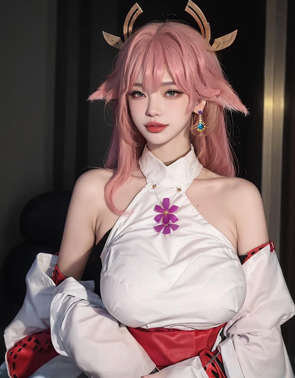 原神-八重神子COS丨genshin impact yae miko - v1.0 | Stable Diffusion LoRA | Civitai