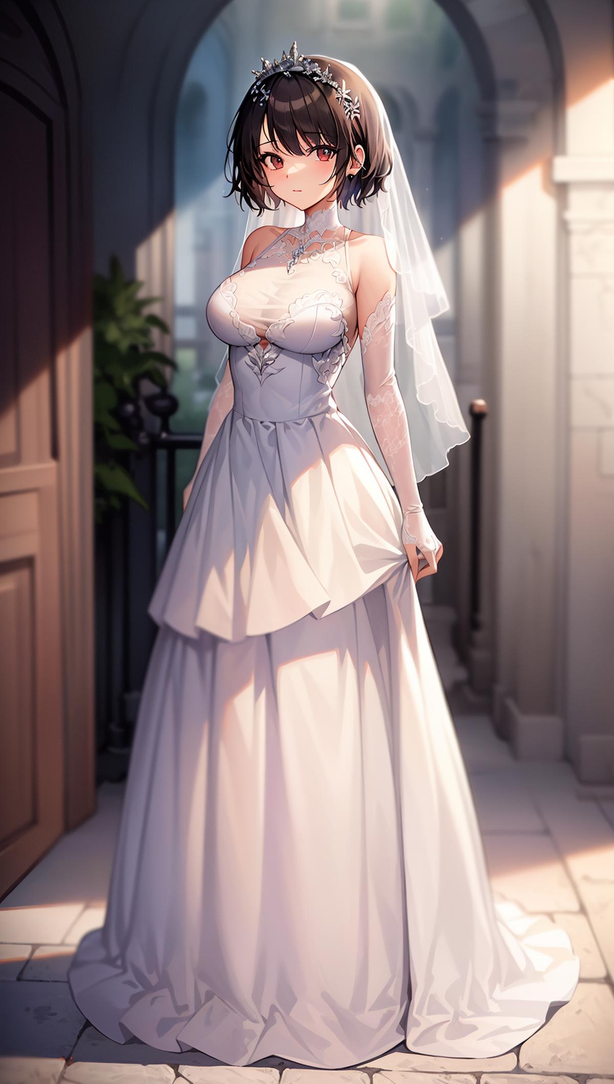 婚纱_Wedding Dress_ウエディングドレス - v1.0 | Stable Diffusion LoRA | Civitai