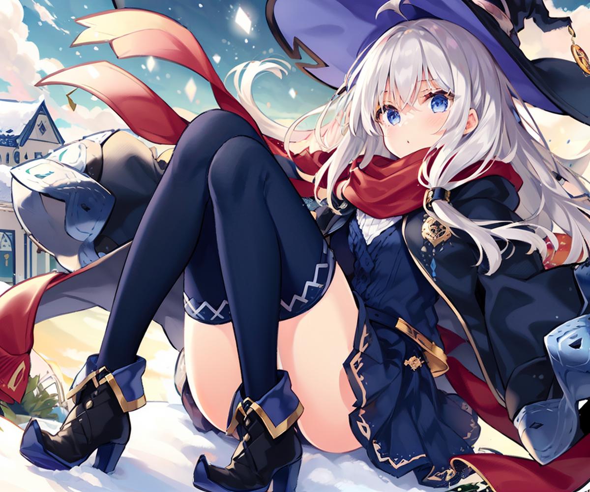 Majo no Tabitabi-Elaina/イレイナ/伊蕾娜-V3.0 - V3.0-lowfit | Stable Diffusion LoRA | Civitai