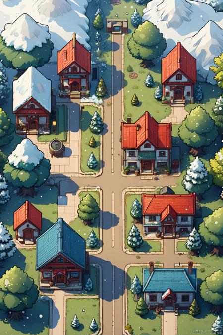 蔚蓝Blue2D游戏地图Game map - ComfyUI Cloud