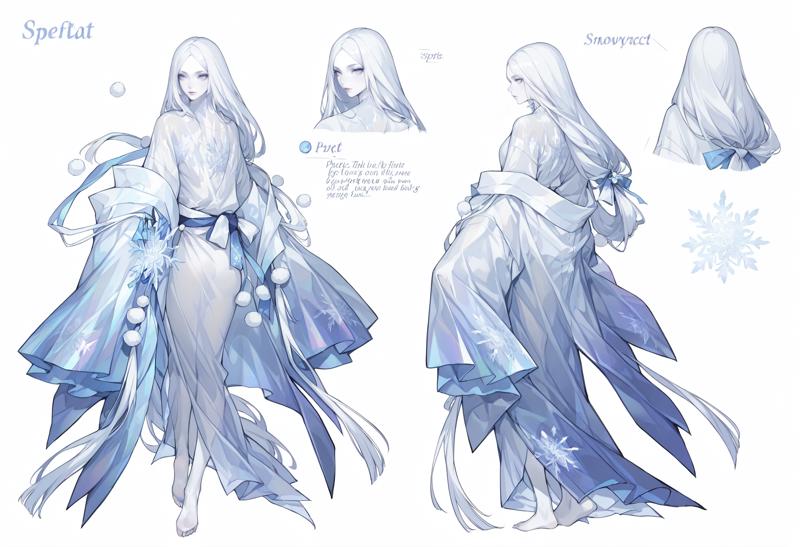 Frosty Yuki Onna ( 蝉氷雪女) - Onmyoji - v1.0 | Illustrious LoRA | Civitai