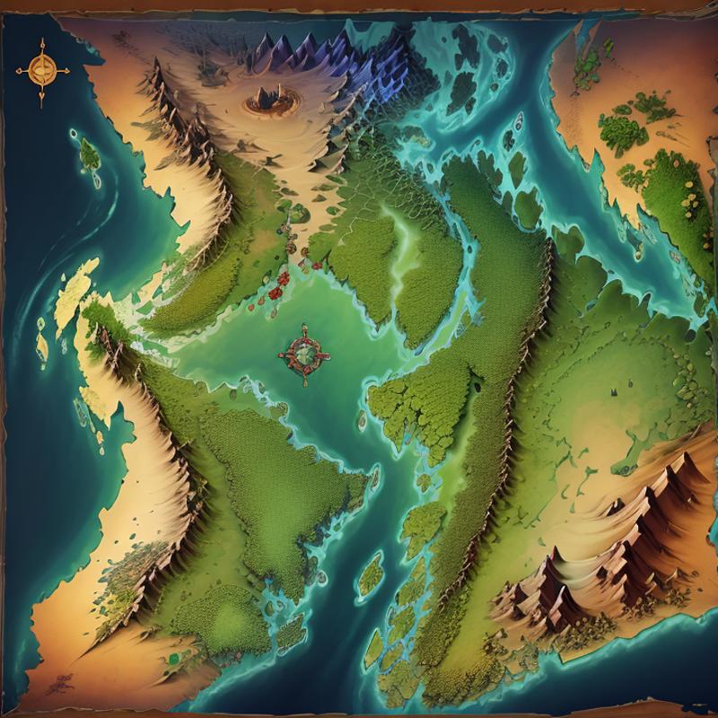 Table Rpg / D&D Maps - #10 - World map - v1.0 Showcase | Civitai