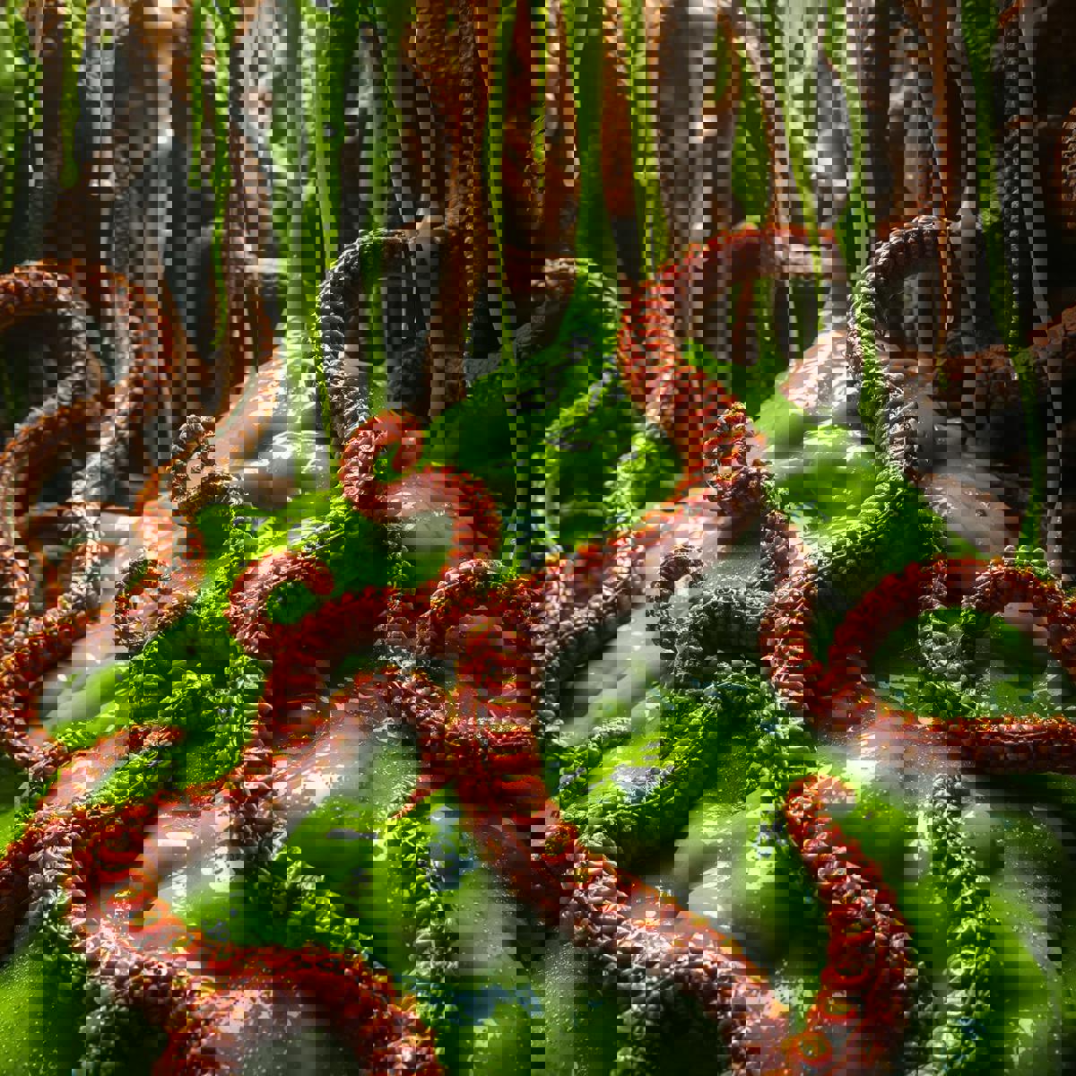 Wooden Tentacles Green Slime - FLUX - V1 Showcase | Civitai