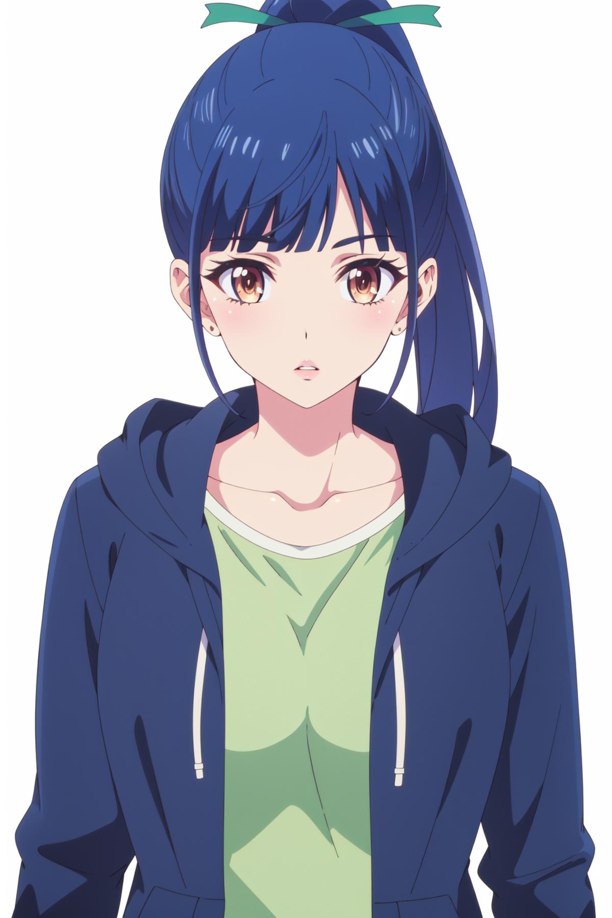 Ami Tsuruga ( 鶴河 秋水 ) [ Megami no Café Terrace / The Café Terrace and ...