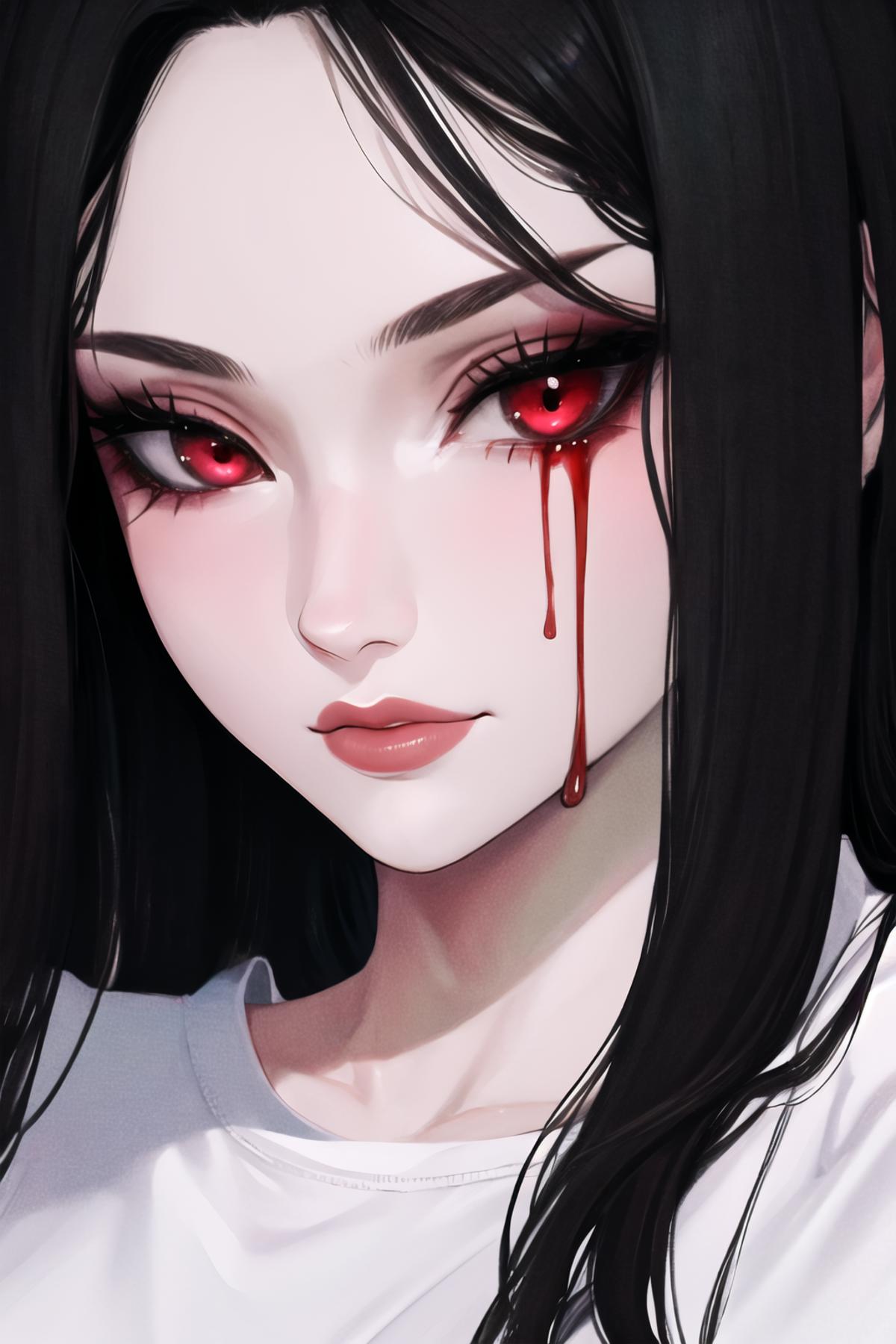 Crying Blood | Concept LoRA - v1.0 | Stable Diffusion LoRA | Civitai