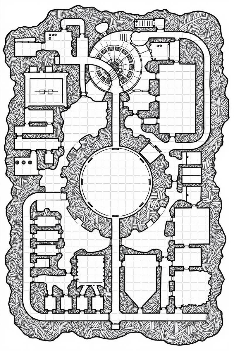 Envy Flux Handdrawn RPG Map 01 - ACTUALLY USABLE Dungeon maps for D&D and other TTRPGs - v1.0 ...