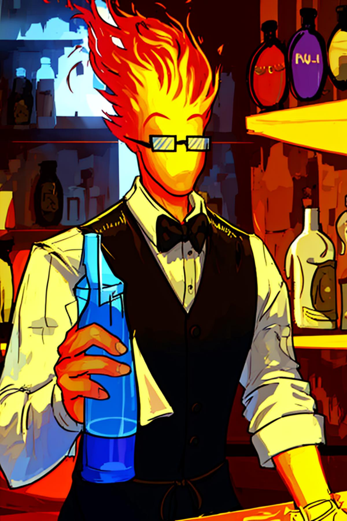 Grillby (Undertale) - v1.0 | Stable Diffusion LoRA | Civitai